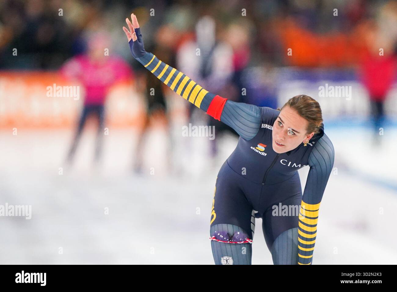 HEERENVEEN, NETHERLANDS - NOVEMBER 2: Anna Boersma during the Dutch ...