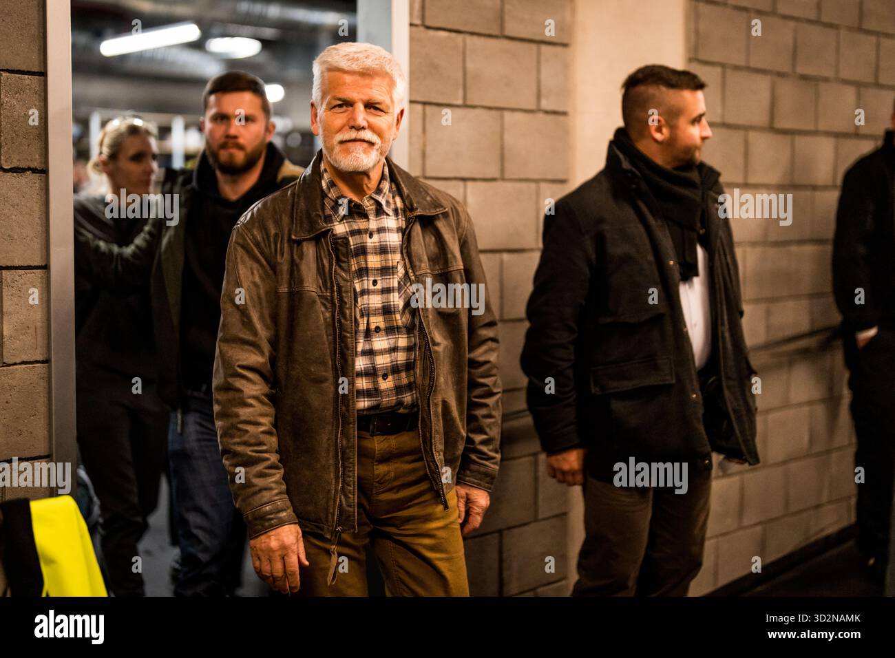 Czech President Petr Pavel visits army exhibition match between Old ...