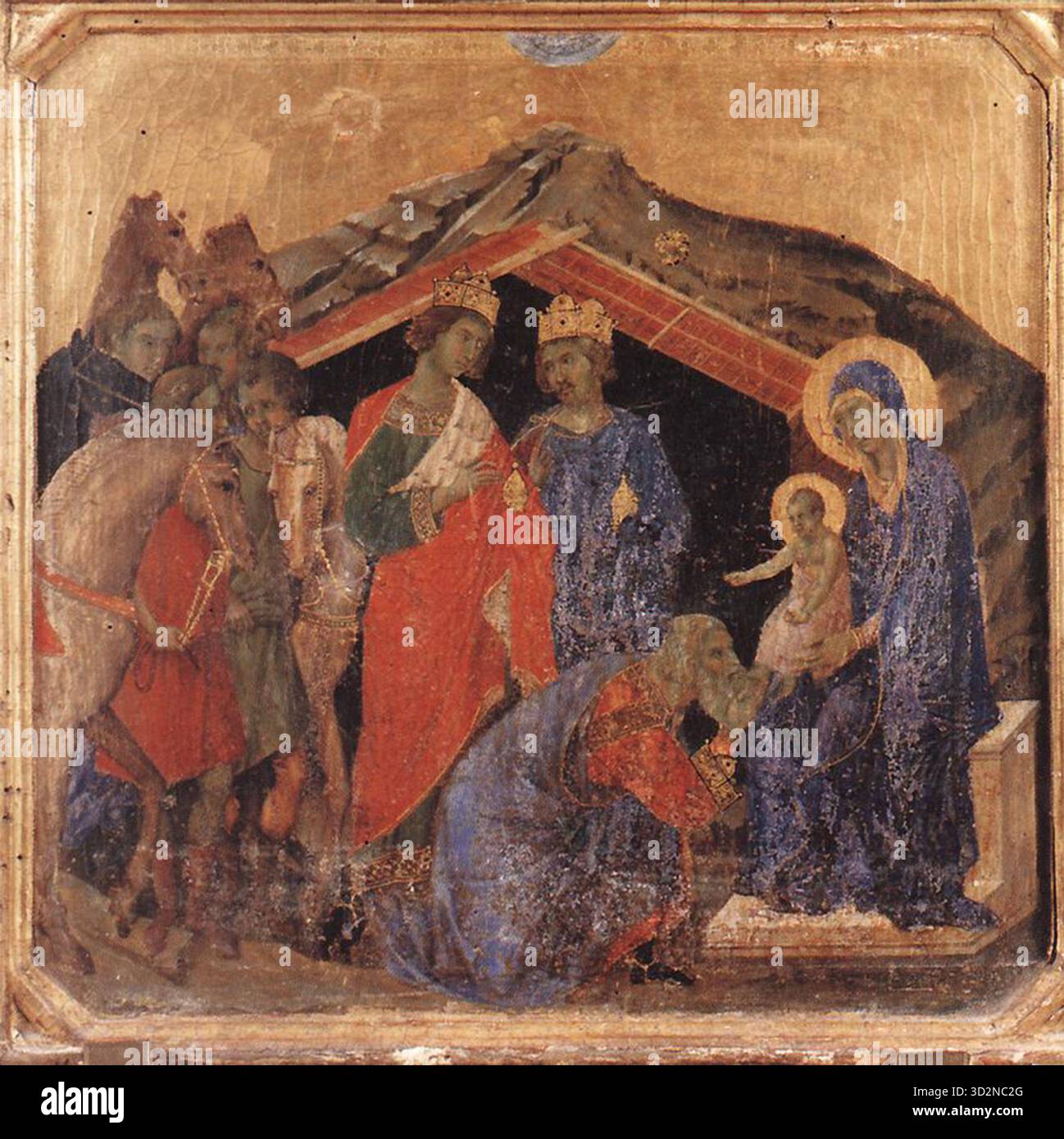Adoration of the Magi Duccio di Buoninsegna (c. 1308–1311) Tempera and ...