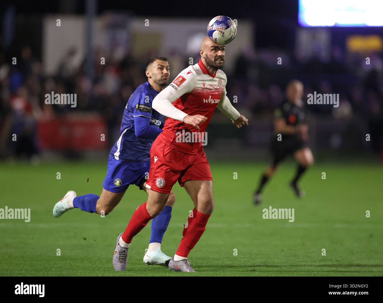 Gainsborough Trinity's Jonathon Margetts and Accrington Stanley's ...