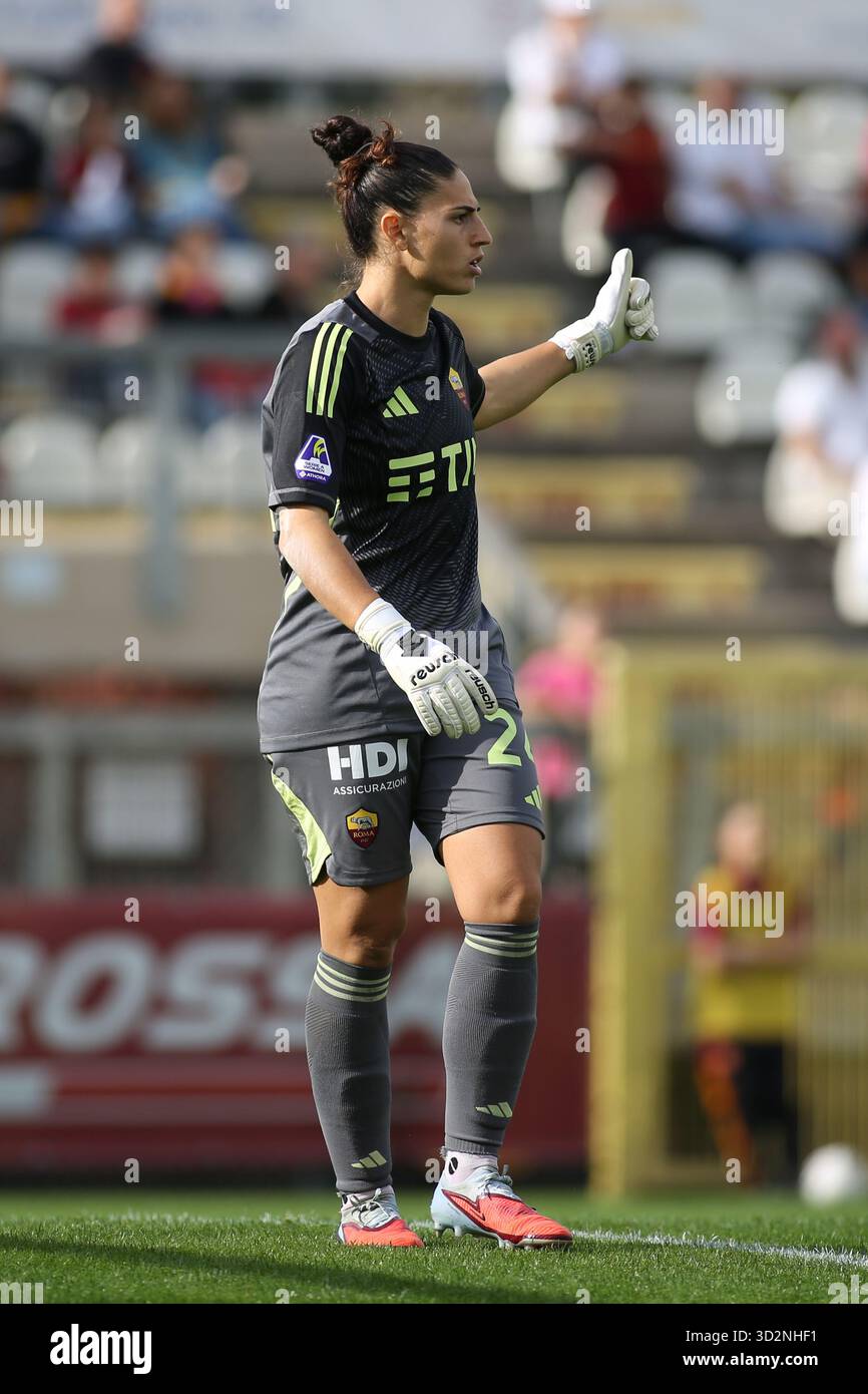 Rachele Baldi of A.S. Roma Femminile is in action during the 4th day of the Serie A Women Athora ...