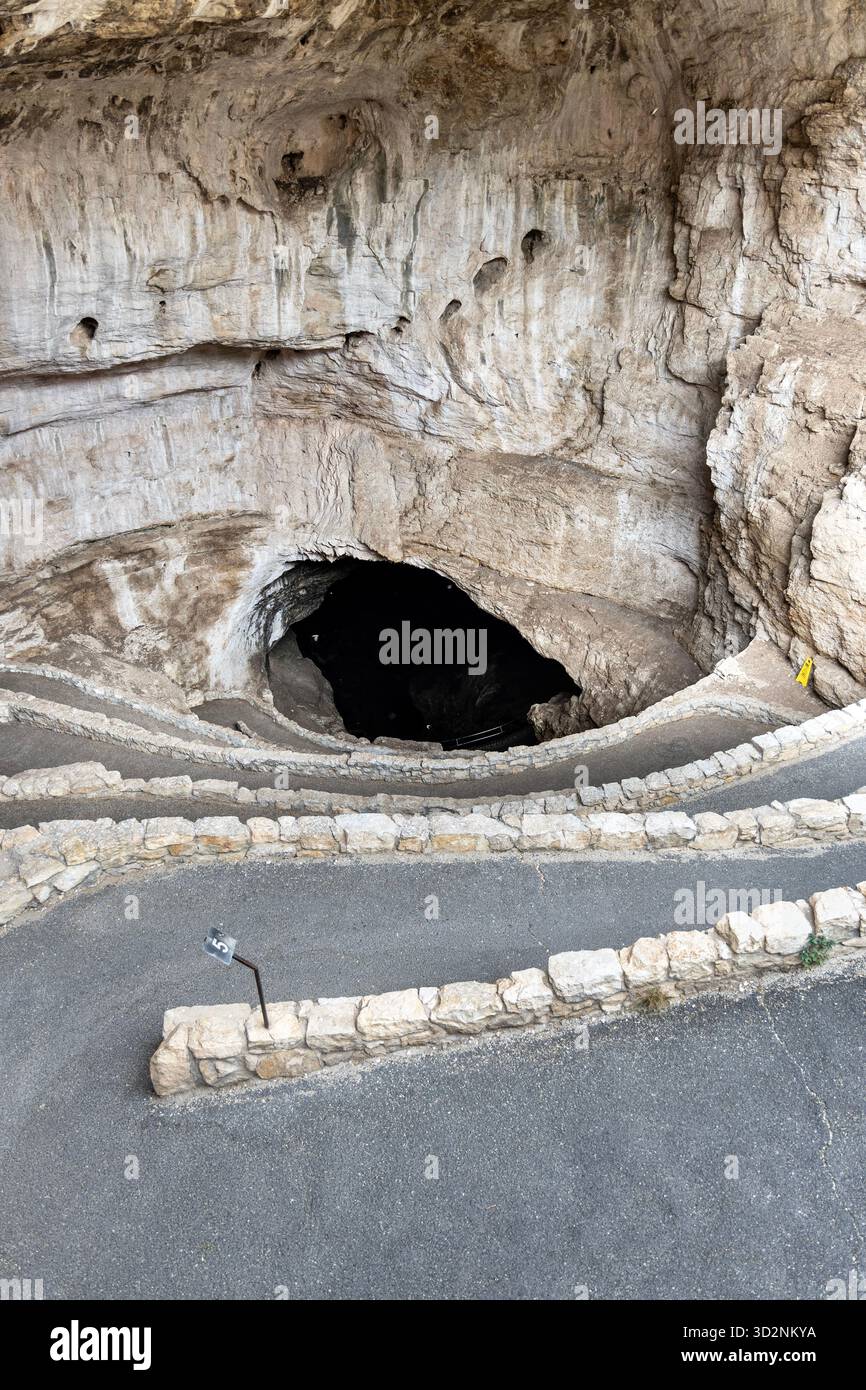 Natural entrance to Carlsbad Caverns, New Mexico, USA Stock Photo - Alamy
