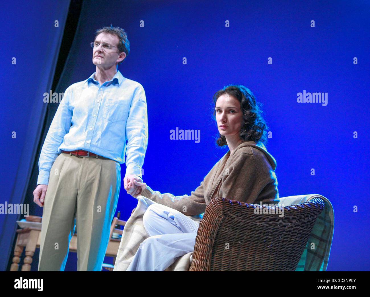 Anton Lesser (Oliver Lucas), Indira Varma (Nadia Blye) in THE VERTICAL ...