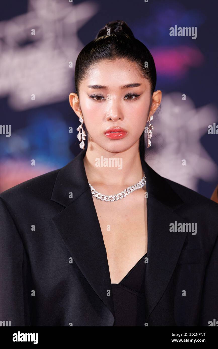 Sophia Laforteza of KATSEYE attends the 27th NRJ MUSIC AWARDS at Palais ...