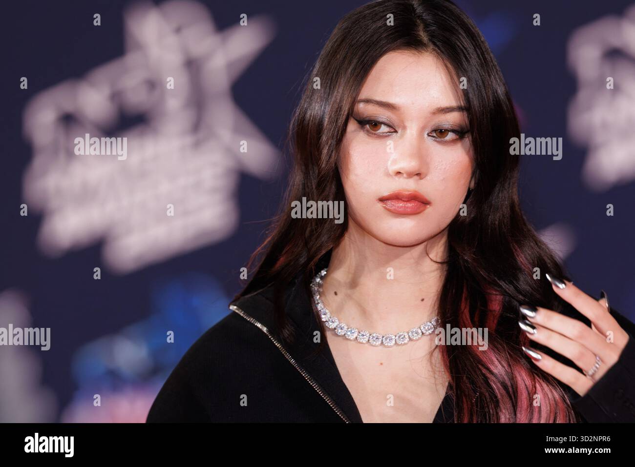 Megan Skiendiel of KATSEYE attends the 27th NRJ MUSIC AWARDS at Palais ...