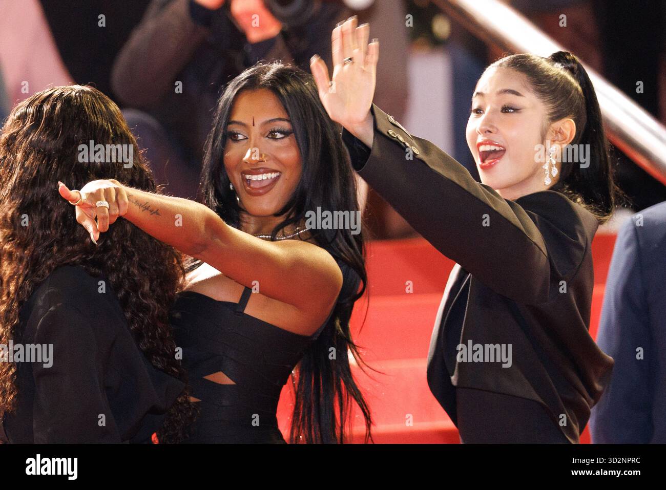 Cannes, France. 31st Oct, 2025. Lara Rajagopalan and Sophia Laforteza ...