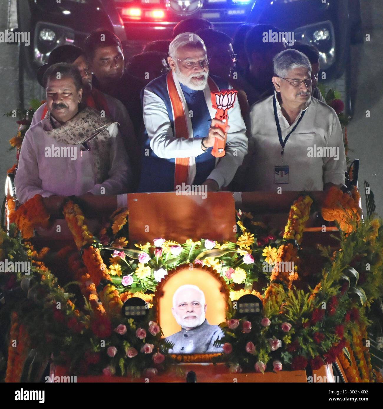 PATNA, INDIA - NOVEMBER 2: Prime Minister Narendra Modi, Union Minister ...
