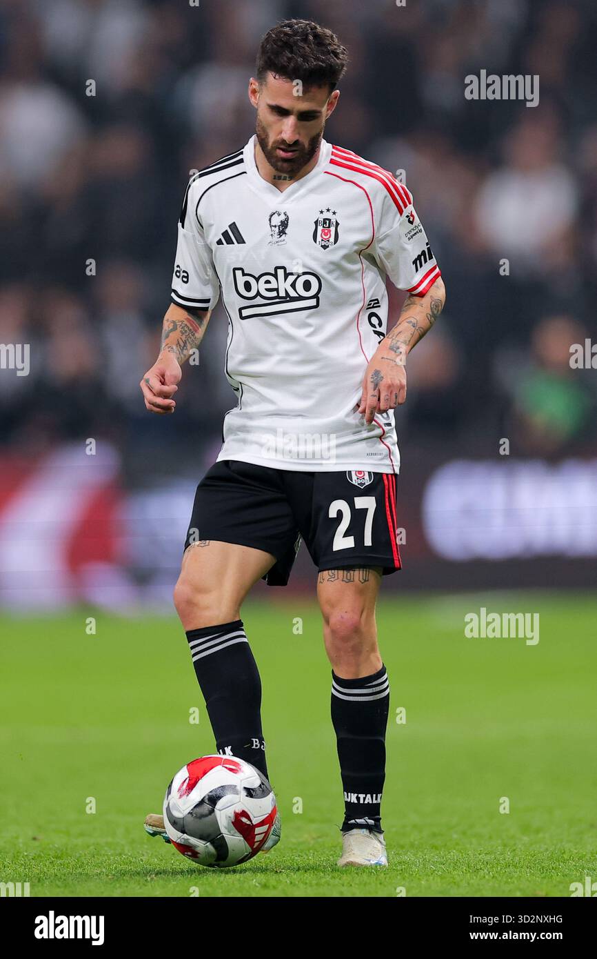 ISTANBUL, TURKEY - NOVEMBER 2: Rafa Silva of Besiktas JK in action ...