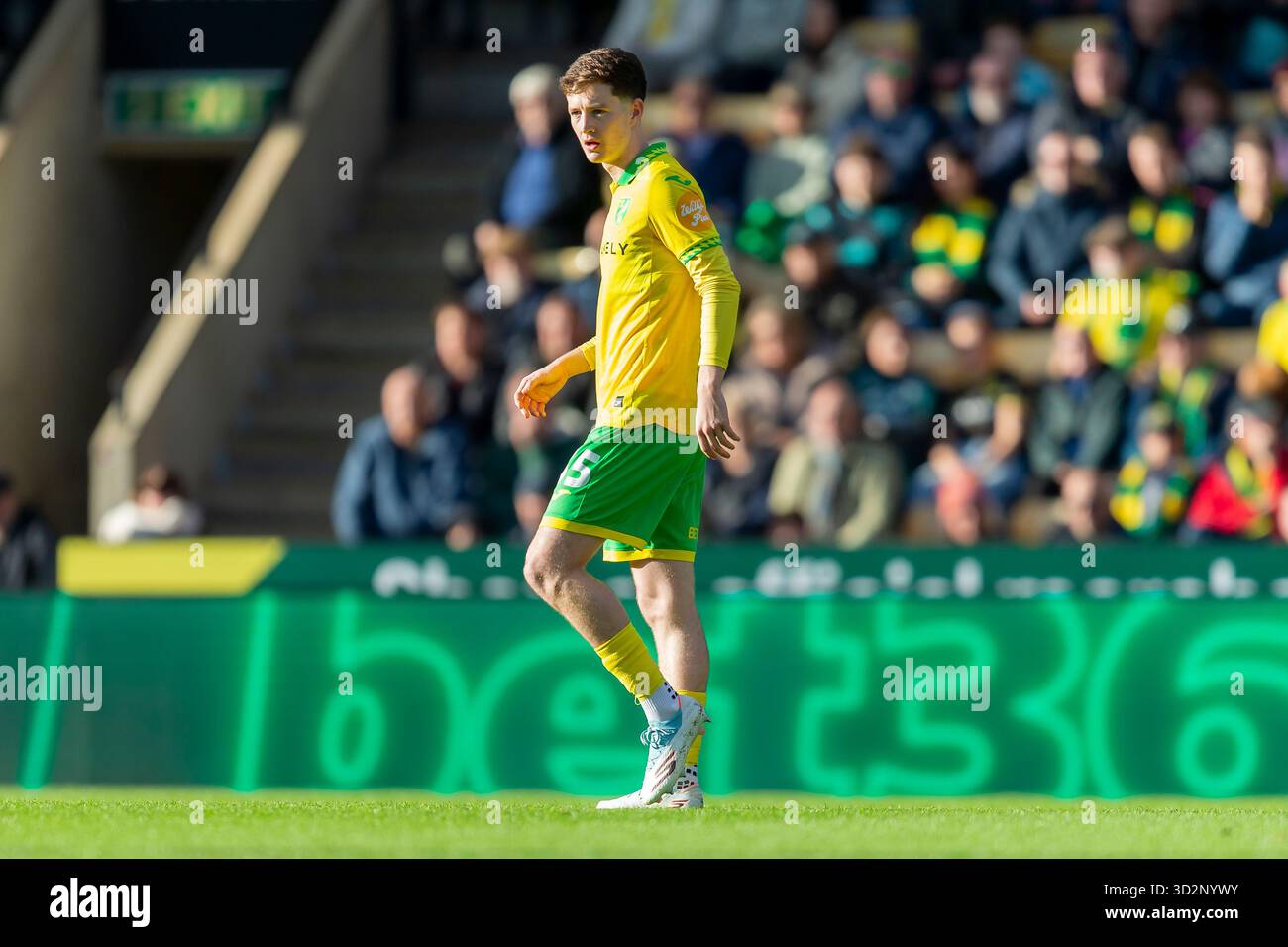Kellen Fisher of Norwich City during the Sky Bet Championship match ...