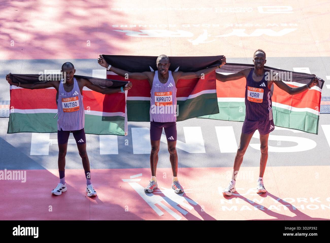 Alexander Mutiso of Kenya winner of 2nd place, Benson Kipruto of Kenya ...
