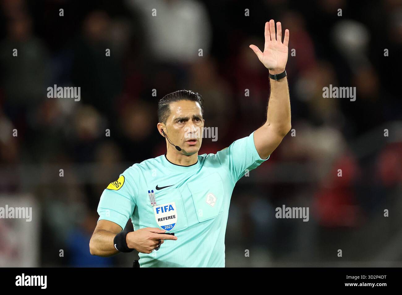 UTRECHT - Referee Serdar Gozubuyuk during the Dutch Eredivisie match ...
