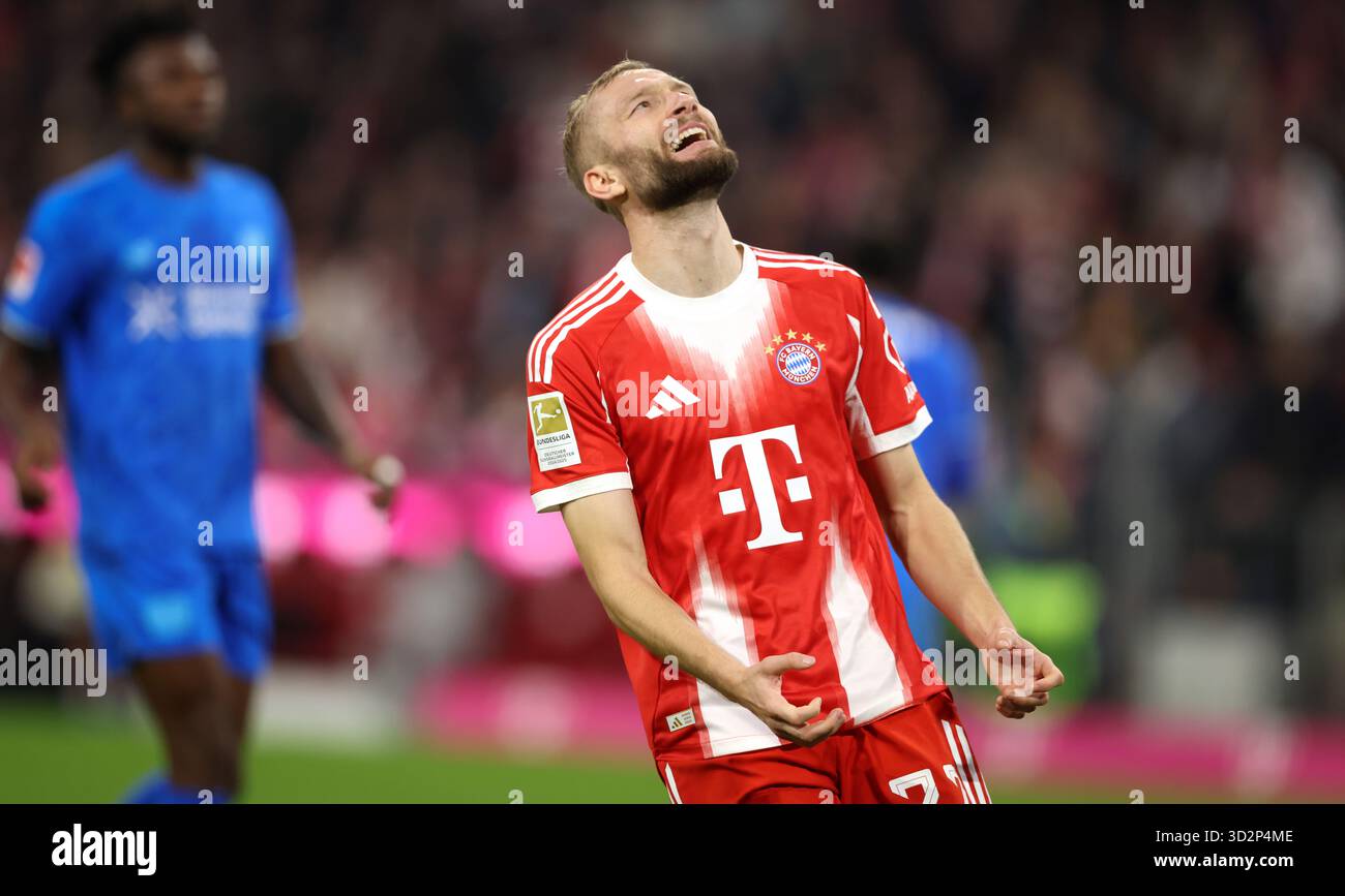 Konrad Laimer of Bayern Muenchen FC Bayern München - Bayer Leverkusen 3 ...
