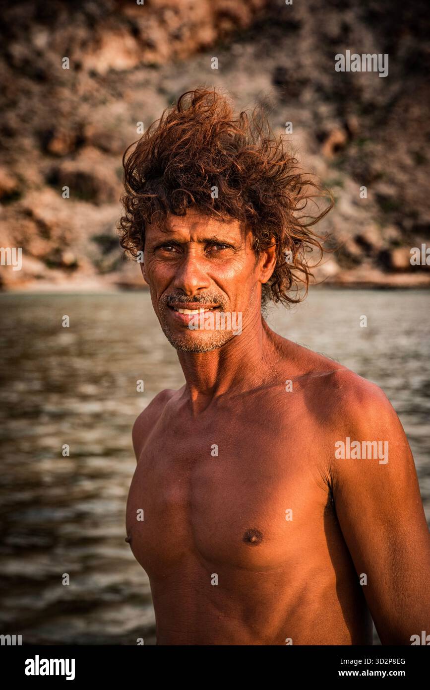 Abdullah, known as the Cave Man, showcasing his unique culture at ...