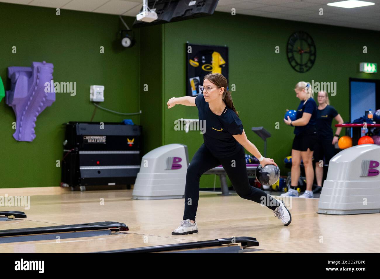 251102 Anna Andersson, Spader Dam, under ett träningspass med det ...