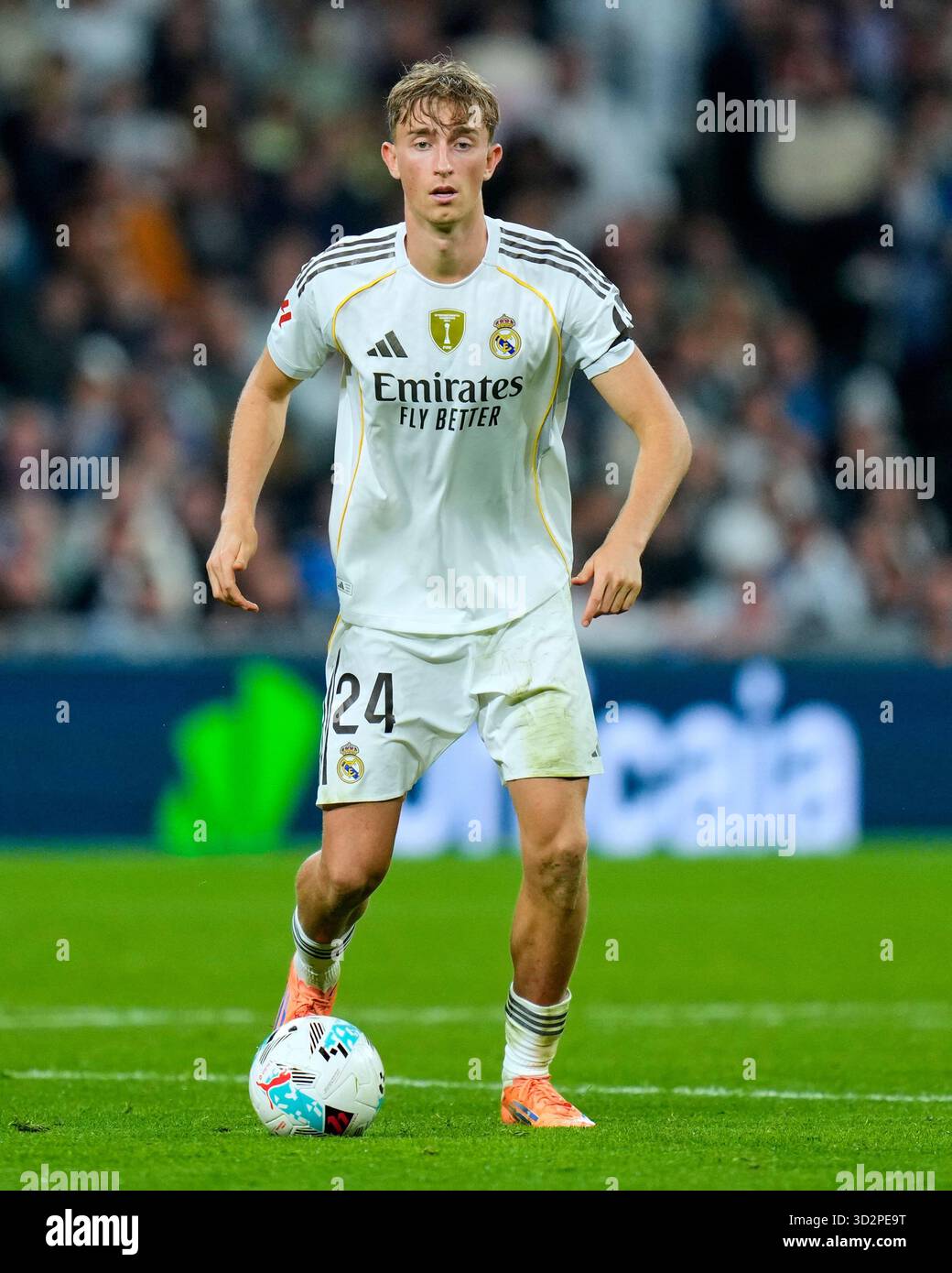 Dean Huijsen of Real Madrid CF during the La Liga EA Sports match ...