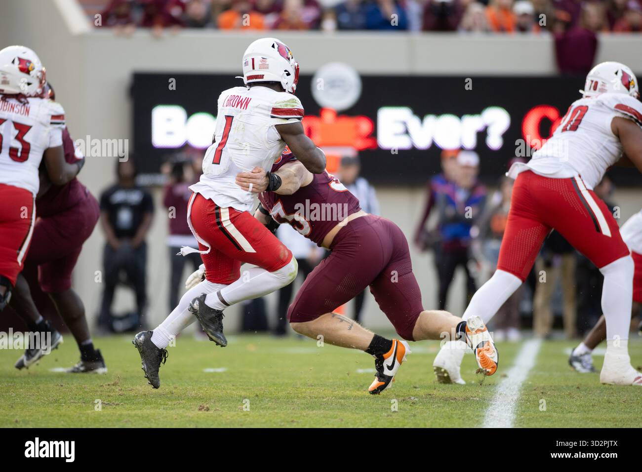 November 1, 2025: Louisville Cardinals running back Isaac Brown (1 ...