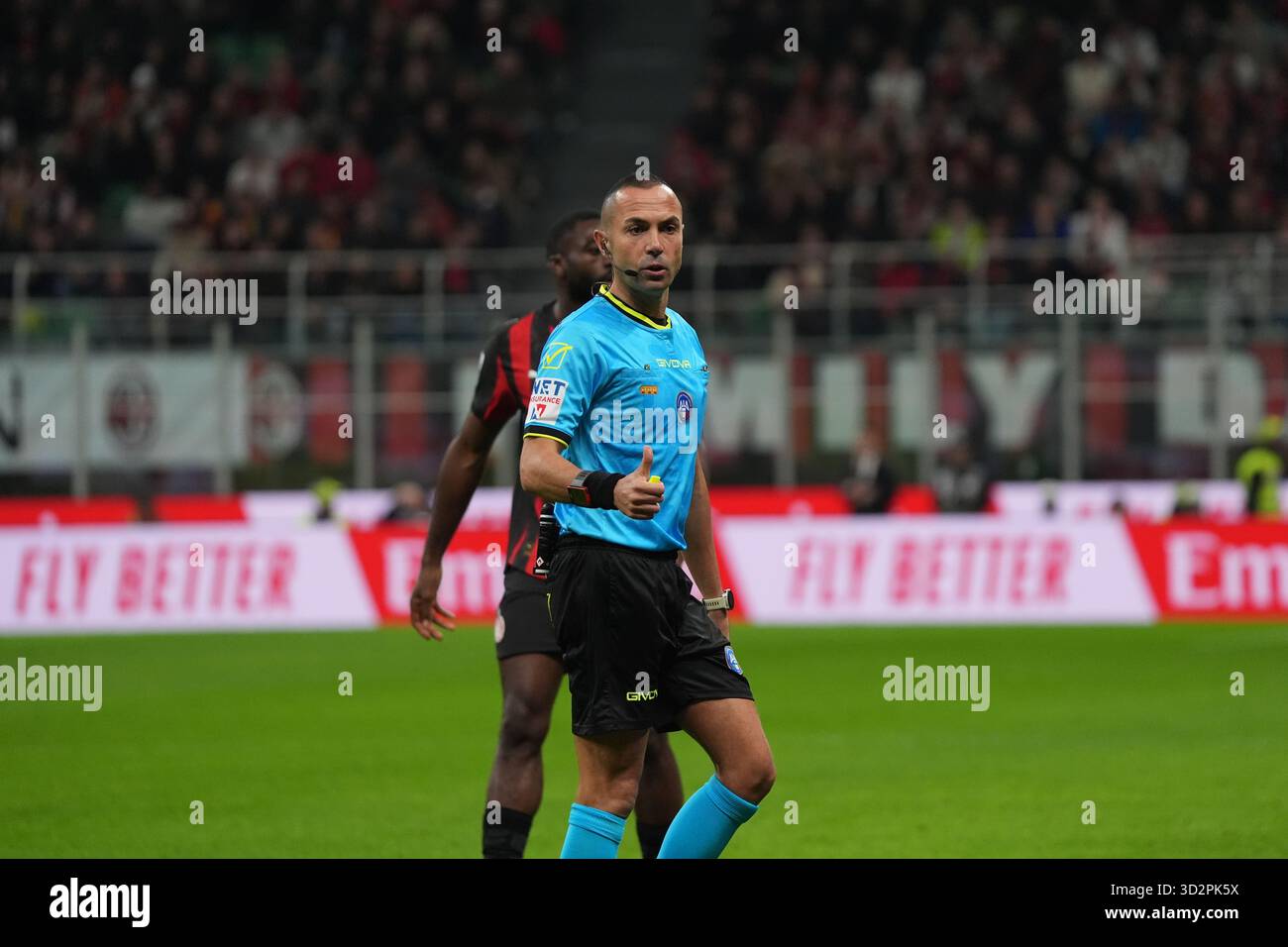 Milan, Italy. 02/11/2025. Marco Guida, referee, during AC Milan vs AS ...