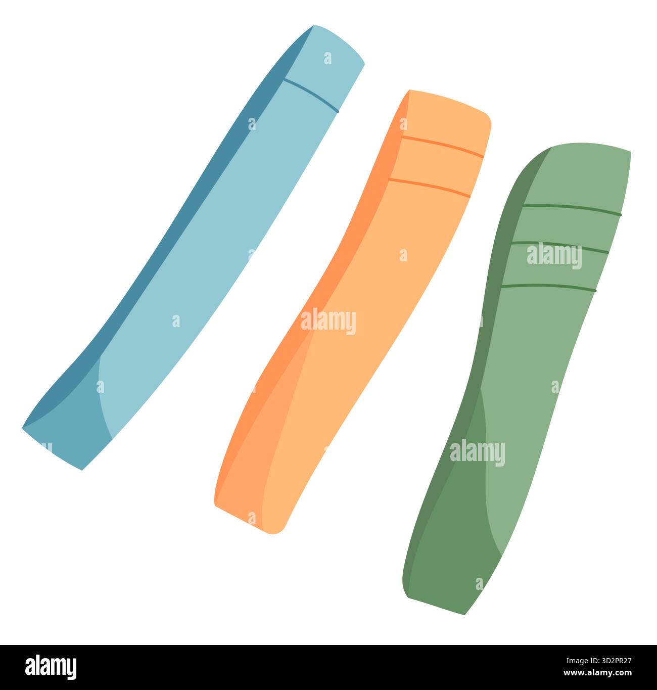 Flat Resistance Band Sticker Stock Vector Image & Art - Alamy