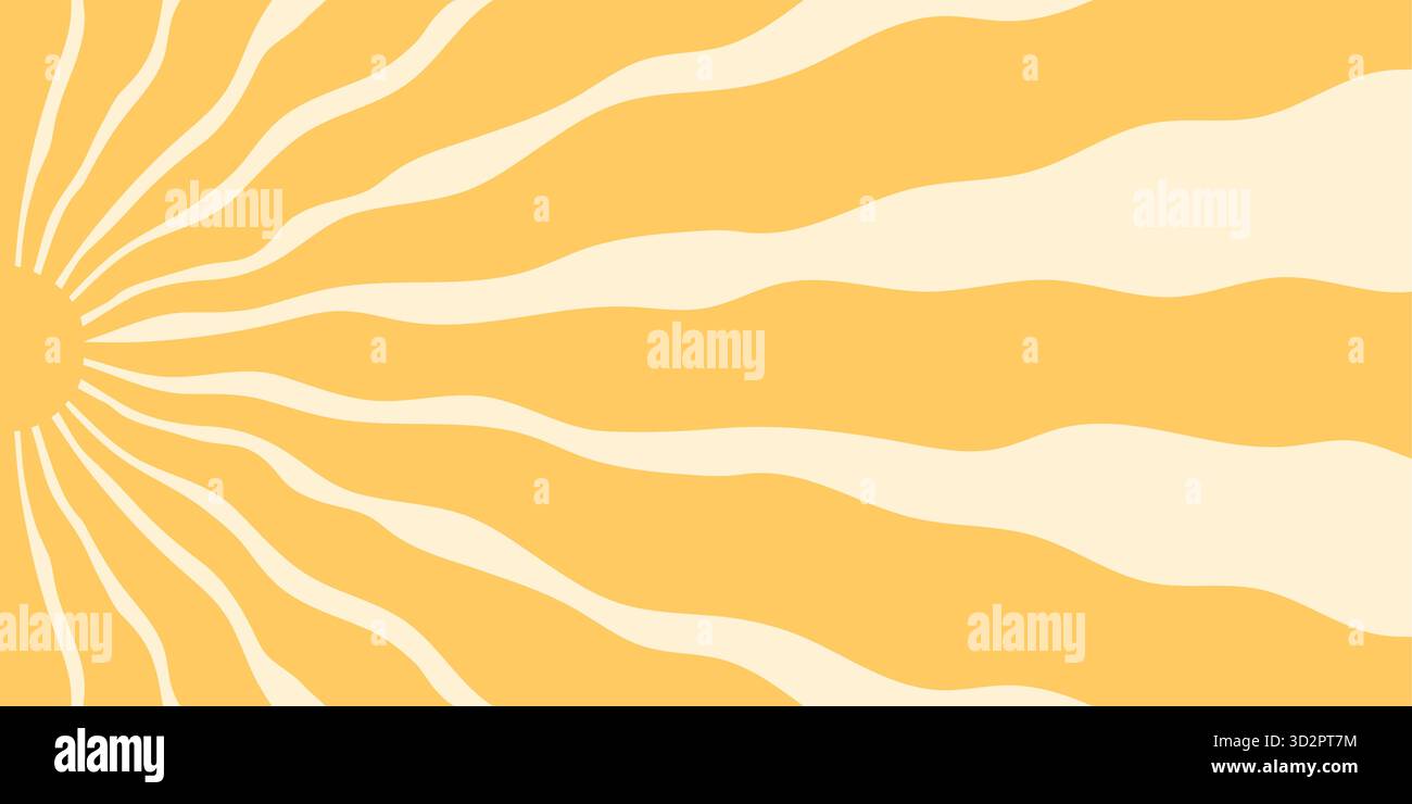 Funky comic yellow sun Stock Vector Images - Alamy