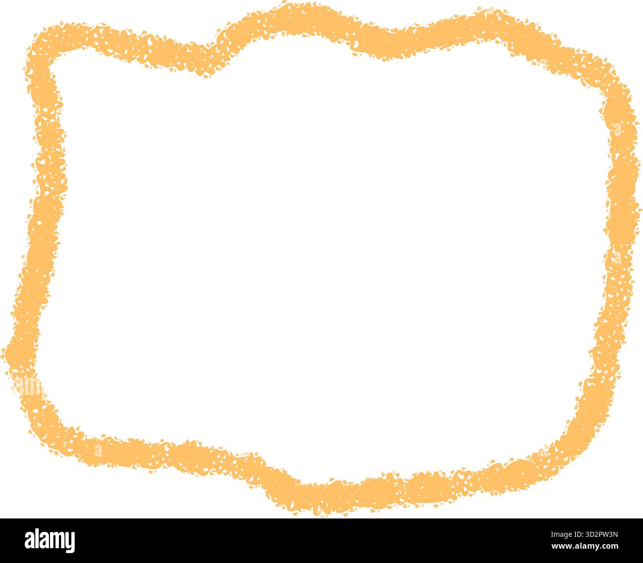 Wavy Crayon Outline Quote Box Stock Vector Image & Art - Alamy