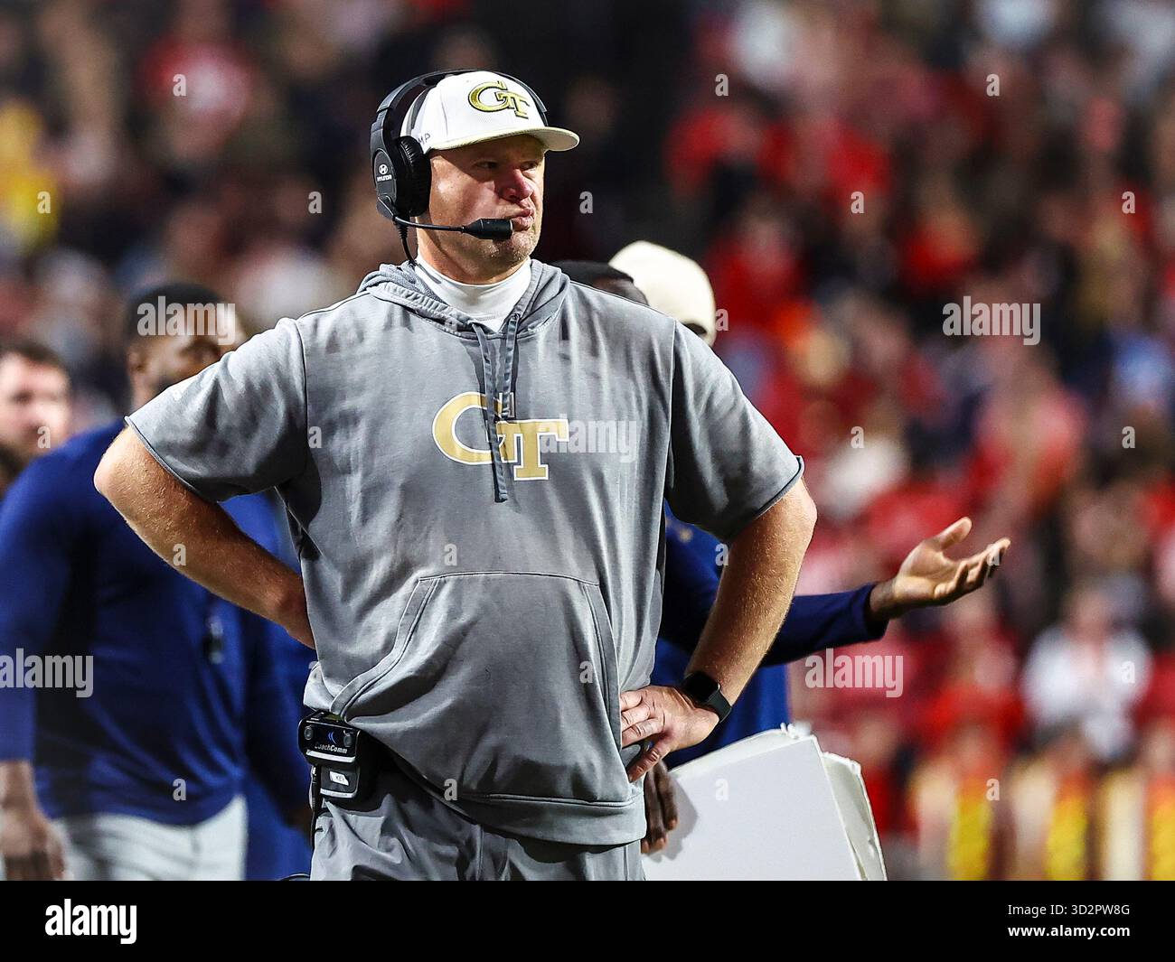 November 1, 2025: Brent Key is the head football coach for Georgia Tech ...