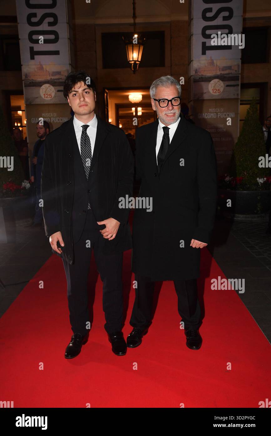 Rome, Teatro Dell'Opera Gala Evening for the Premiere of "Tosca", In ...