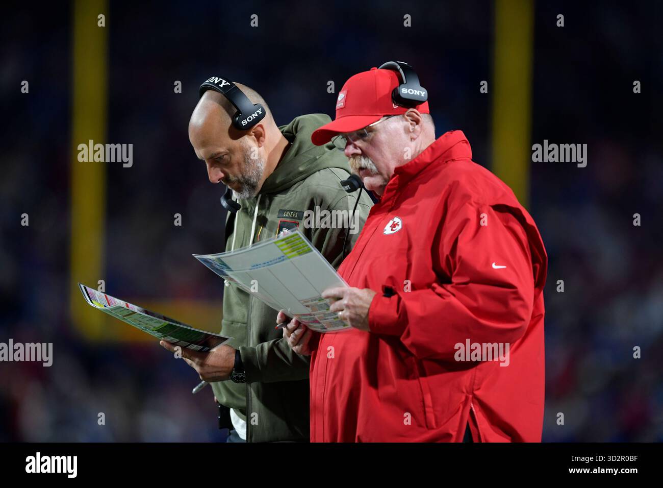 Kansas City Chiefs head coach Andy Reid and offensive coordinator Matt ...
