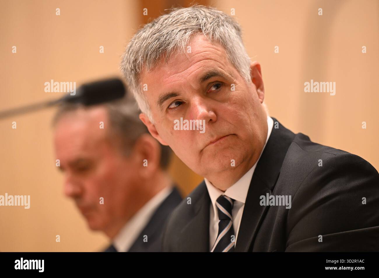 Optus CEO Stephen Rue appears before the Triple Zero Service Outage ...