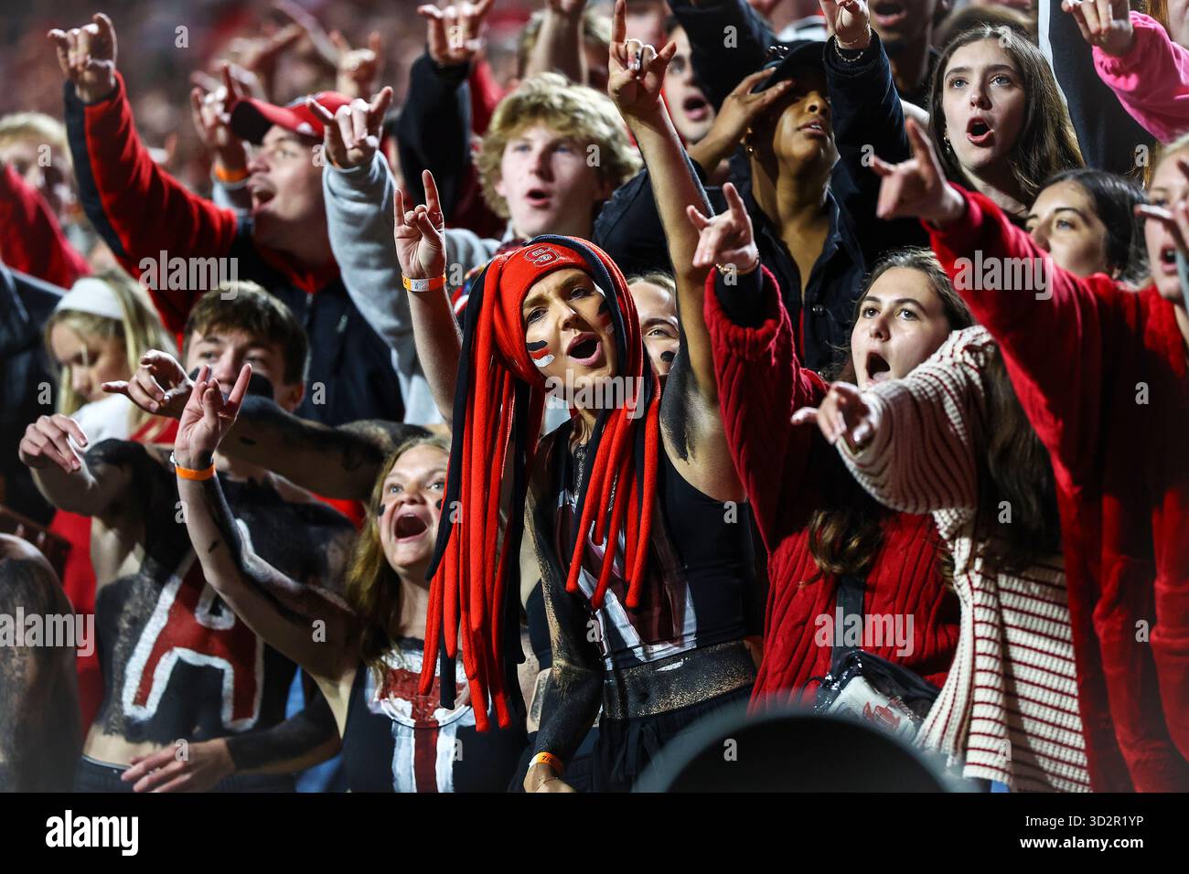 November 1, 2025: NC State fan. NCAA football game between Georgia Tech ...