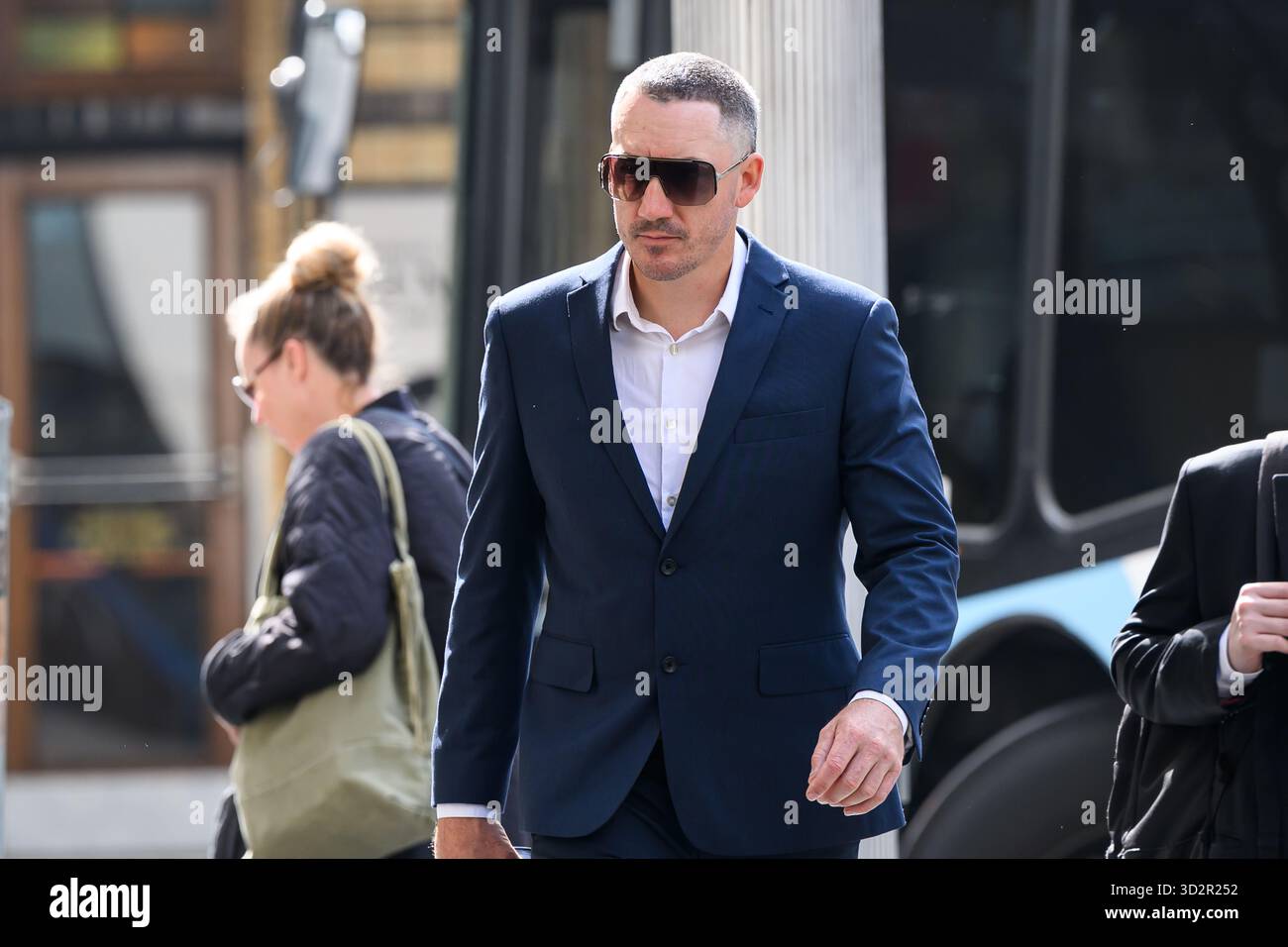 Brendan Faithful arrives at the Downing Centre John Maddison Tower ...