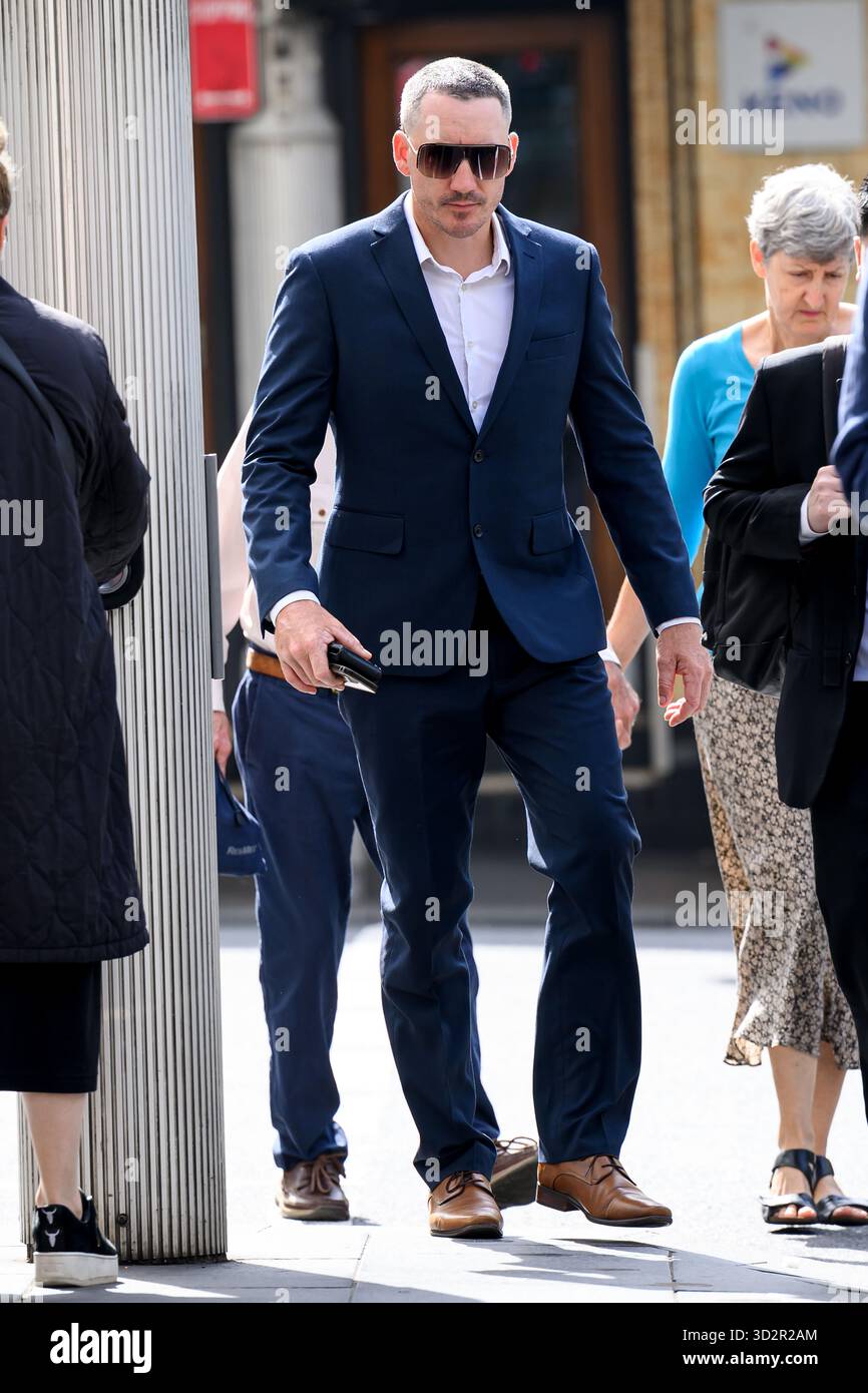 Brendan Faithful arrives at the Downing Centre John Maddison Tower ...