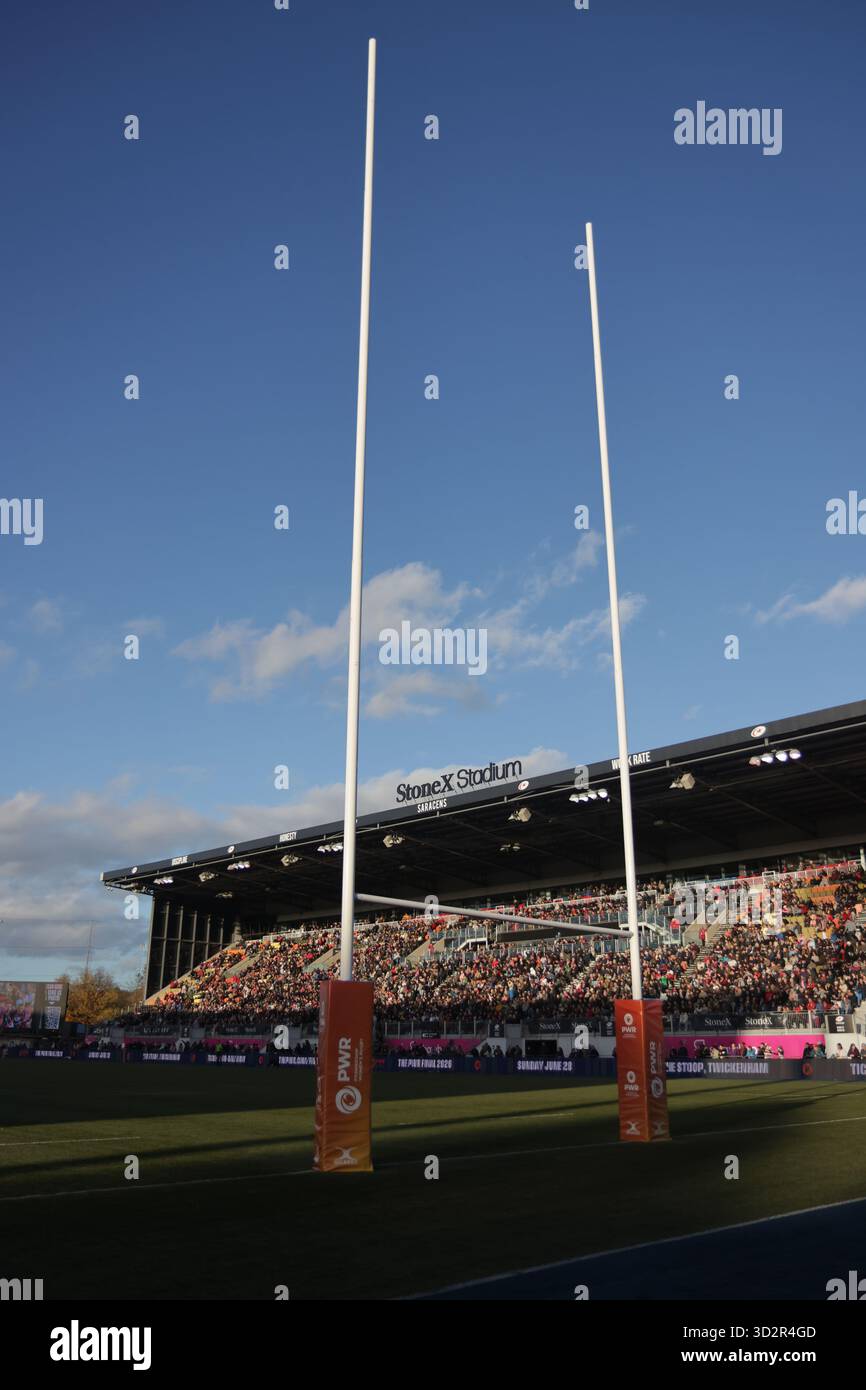 London, UK. 2nd Nov, 2025. Saracens Women v Harlequins Women ‘The ...