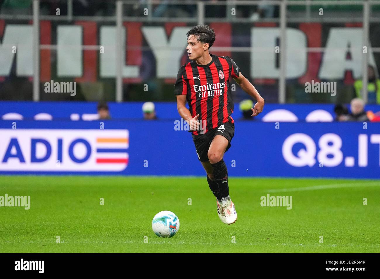 Milan, Italy. 02/11/2025. Samuele Ricci, during AC Milan vs AS Roma ...