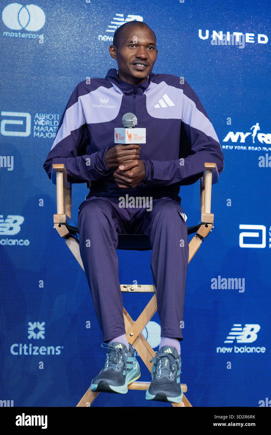 Alexander Mutiso of Kenya winner of 2nd place of NYC TCS Marathon in ...