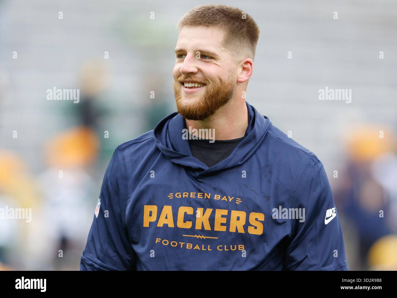 Green Bay Packers tight end Tucker Kraft (85) goes through practice ...
