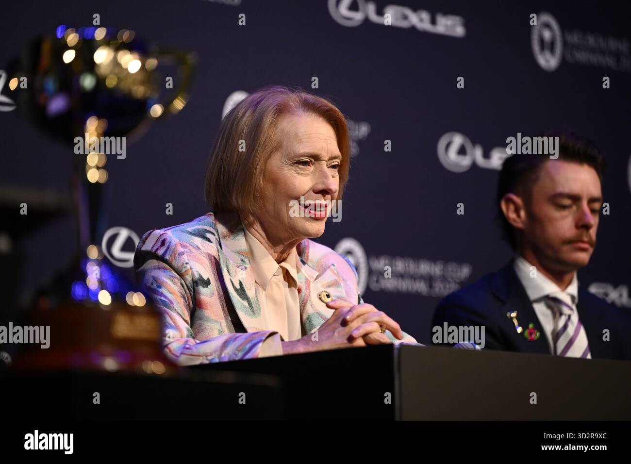 Trainer Gai Waterhouse during Melbourne Cup Day Press Conference in ...