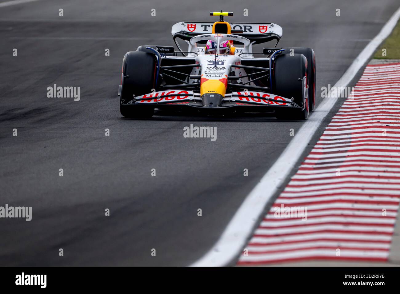 Mogyorod, Hungary, 02 Aug 2025, Liam Lawson, from New Zealand competes ...