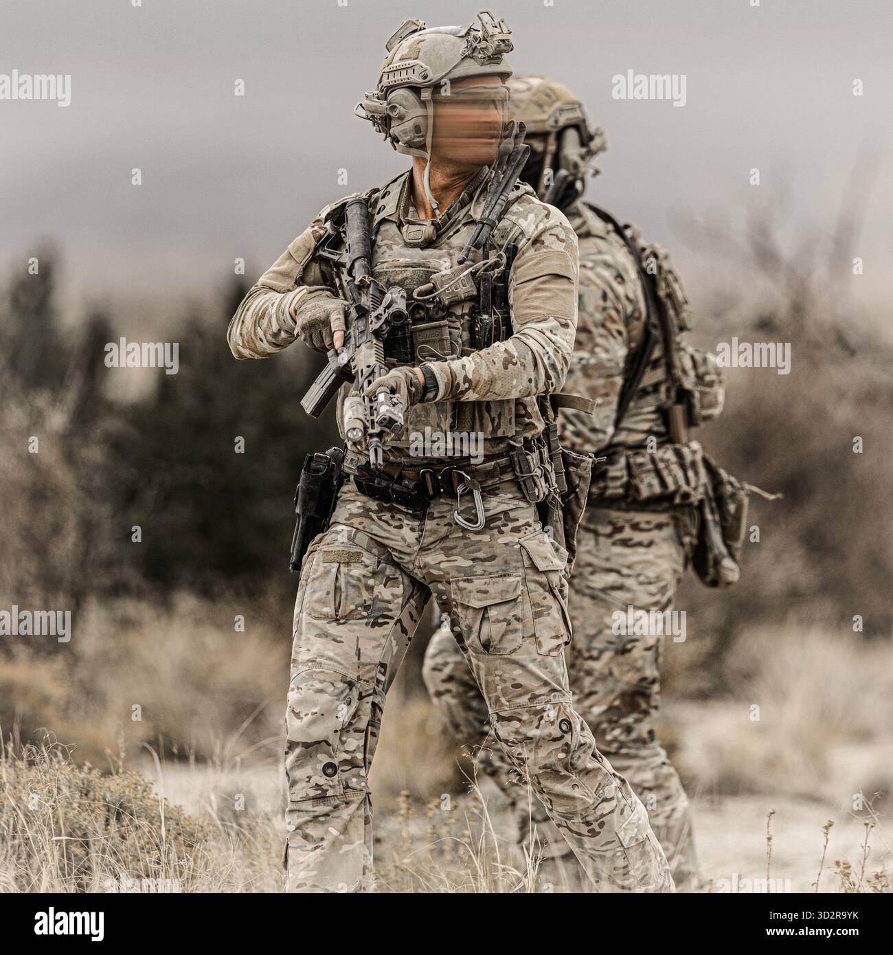 U.S. Army Soldiers assigned to Bravo Company, 3rd Battalion, 10th ...