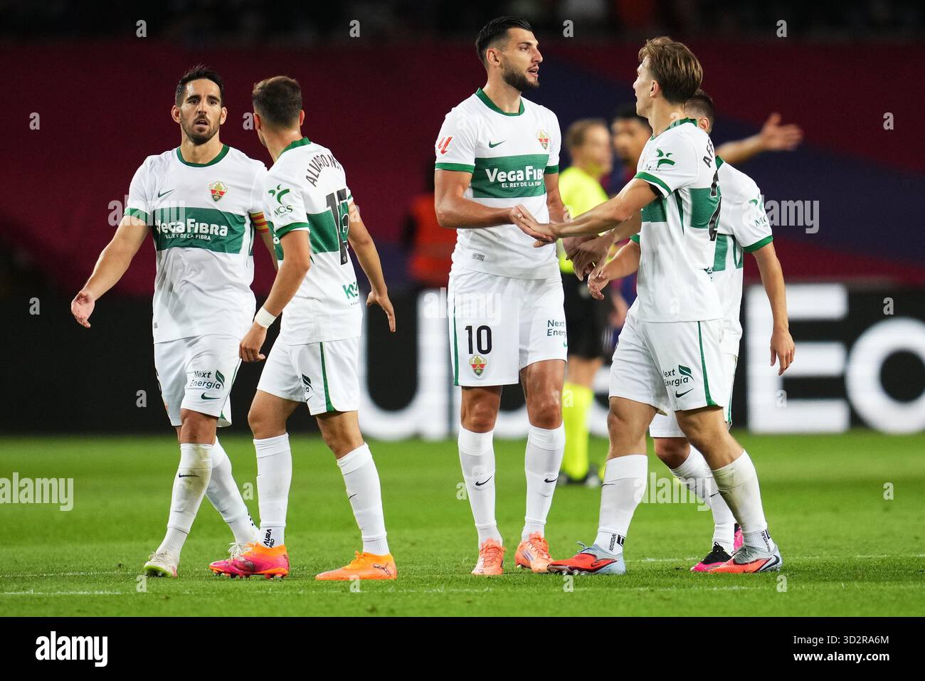 Rafa Mir of Elche CF celebrates after scoring the 2-1 during the La ...