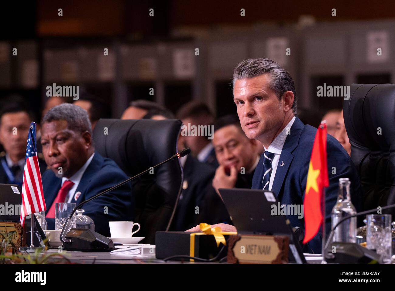 Secretary of War Pete Hegseth attends the Association of Southeast ...