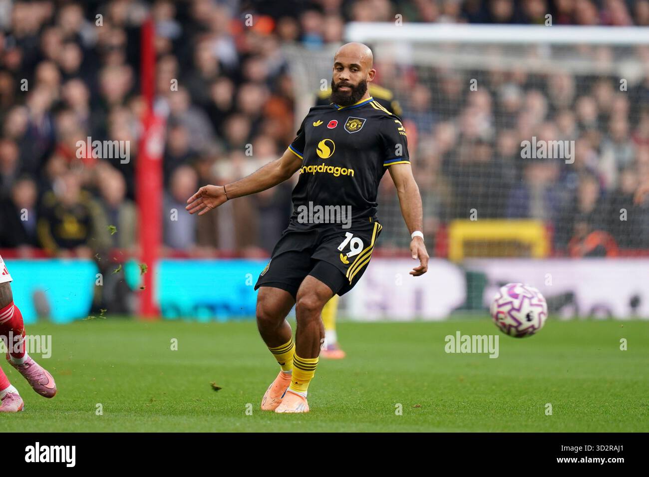 Manchester United forward Bryan Mbeumo (19) during the Nottingham ...