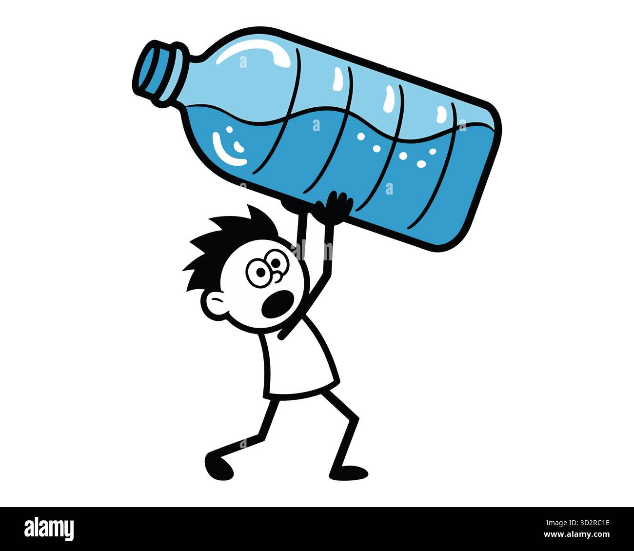 White man heavy burden Stock Vector Images - Alamy