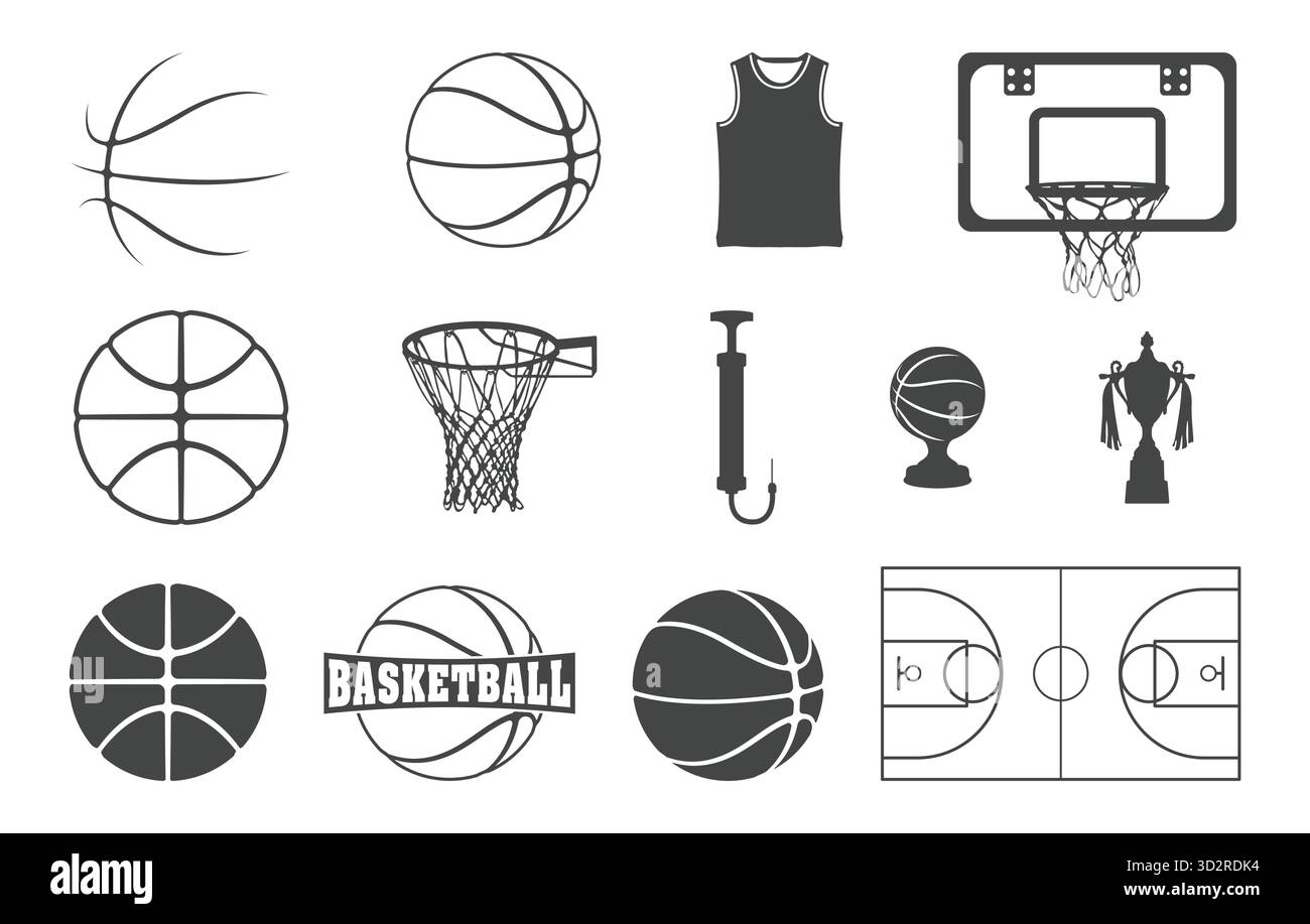 Collection of basketball bundle, Basketball svg, Basketball silhouette ...