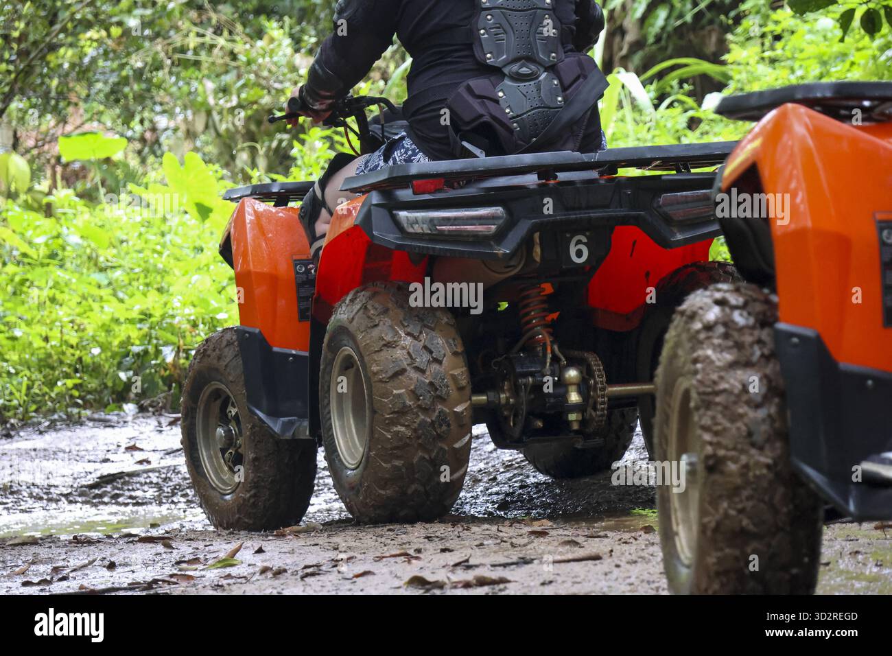 Rider on atv navigates hi-res stock photography and images - Alamy