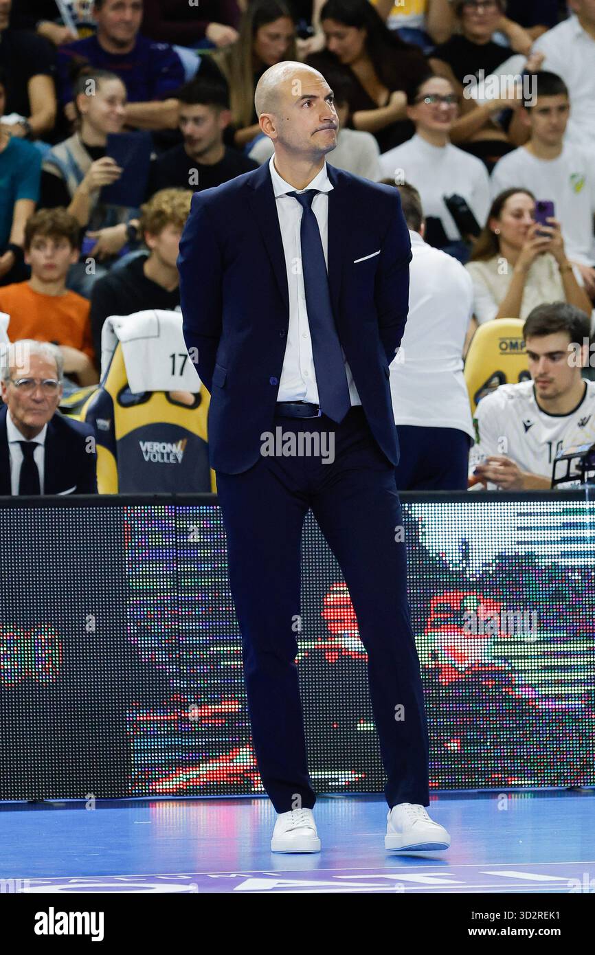 Fabio Soli of Rana Verona Volley seen during the SuperLega Italian ...