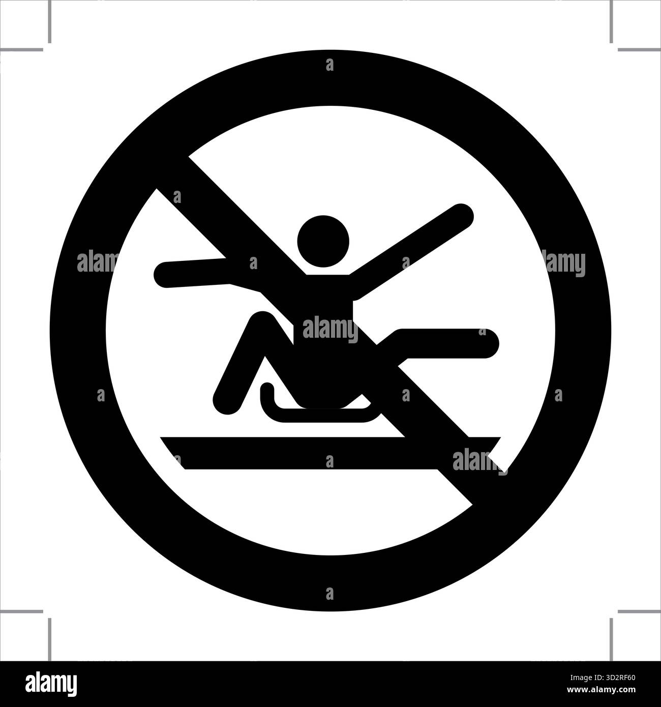 The ISO 7010 Standard Prohibition Pictogram features a universal no ...