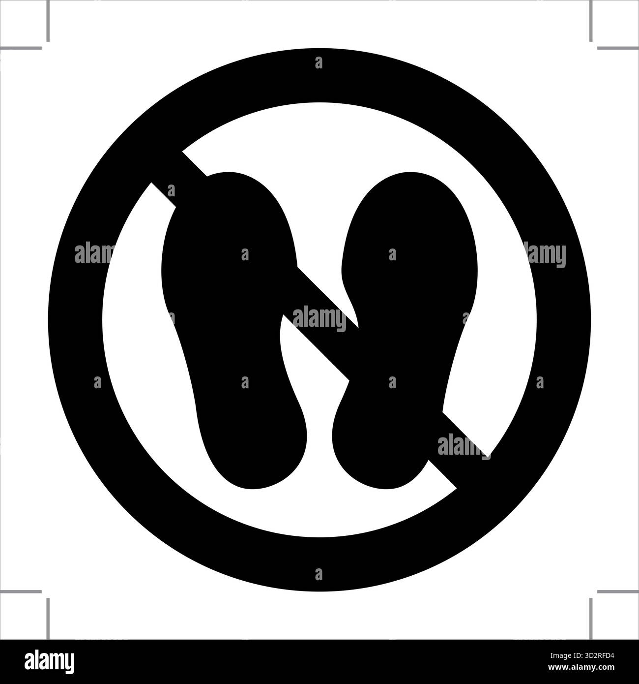 The ISO 7010 Standard Prohibition Pictogram features a universal no ...