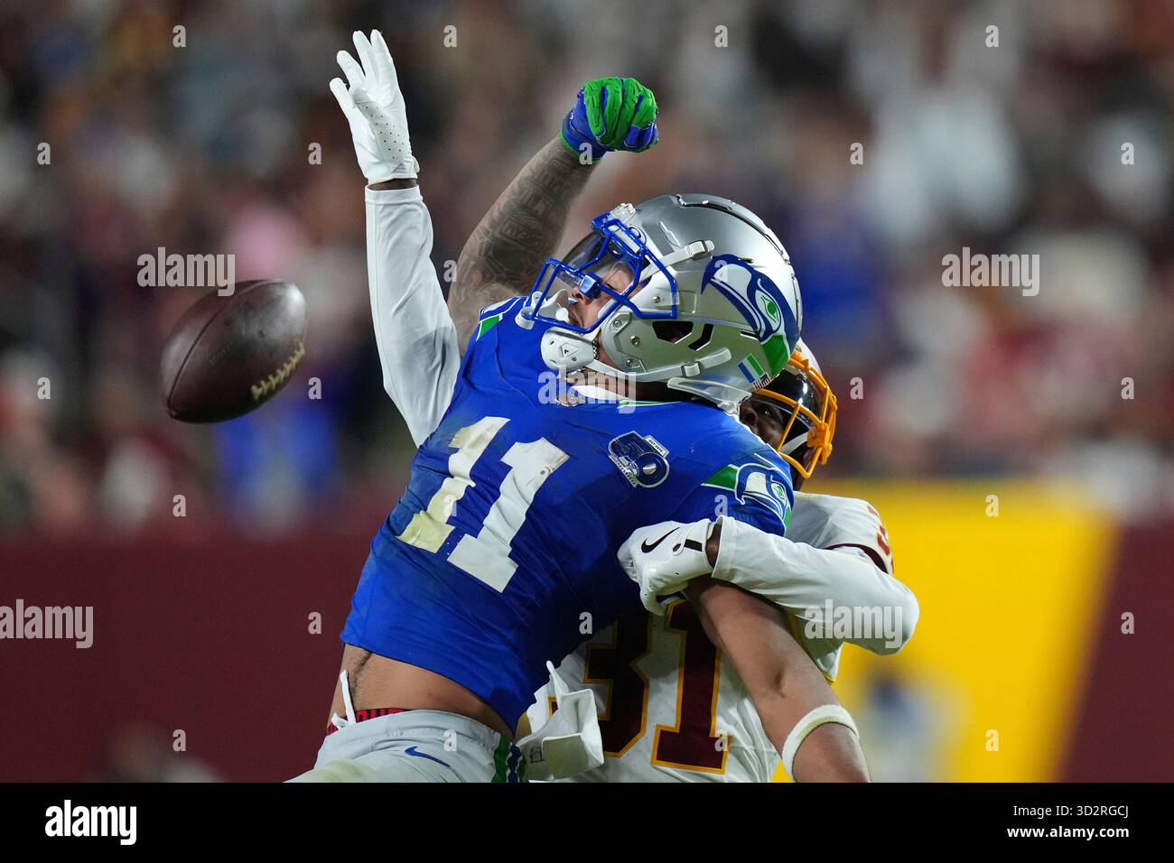 Washington Commanders cornerback Jonathan Jones (31) is called for pass ...