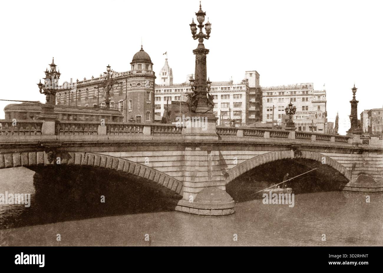 Vintage photo of Nihonbashi in Tokyo, Japan - 1933-1945 Stock Photo - Alamy