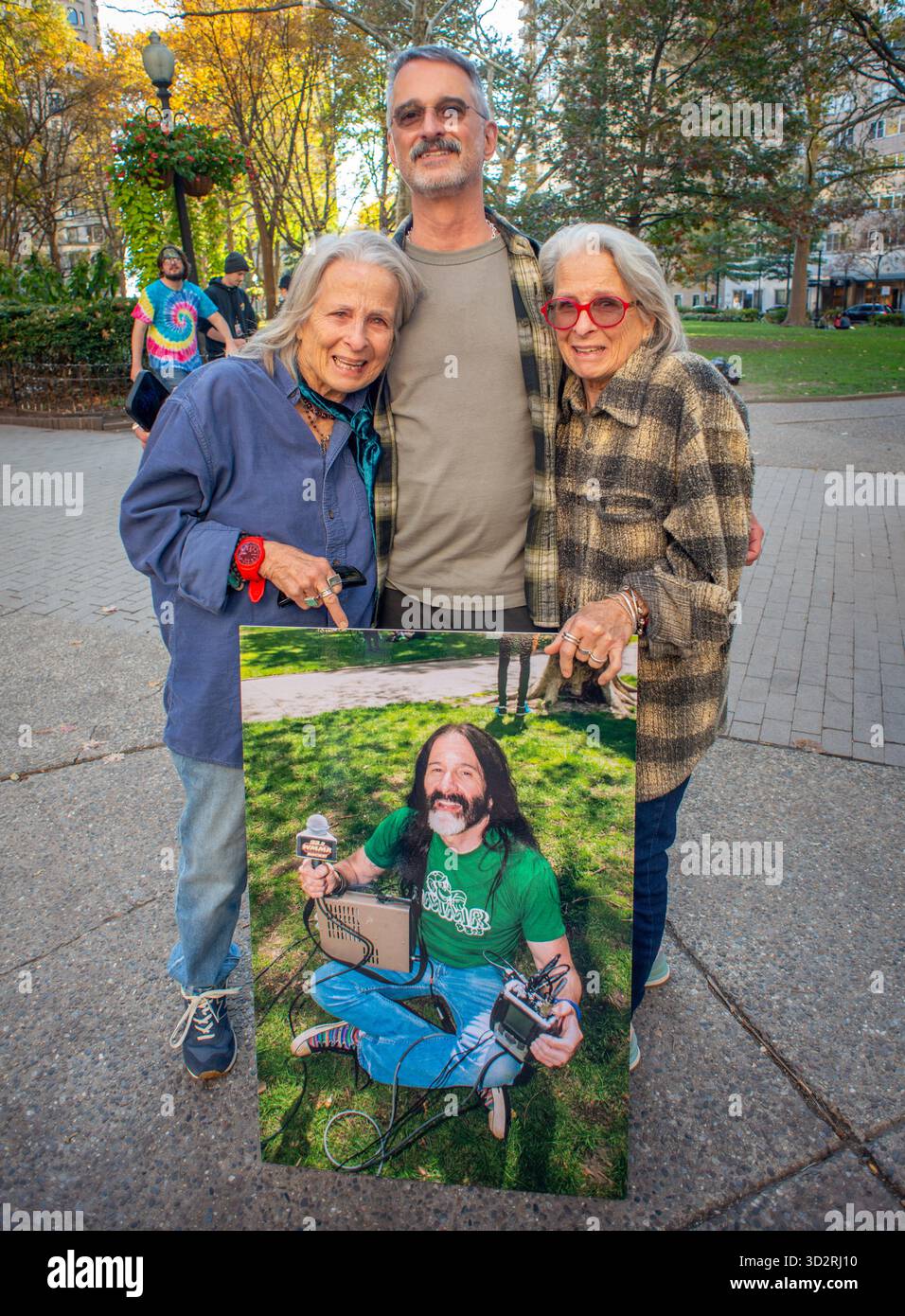 Philadelphia, Pennsylvania, USA. 02nd Nov, 2025. From left, Clarisse ...